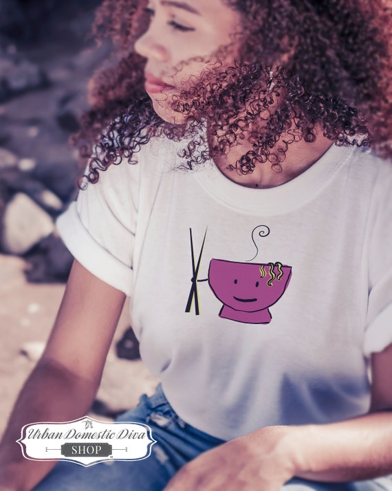 Happy Ramen Bowl Shirt Ramen Lover Ramen Noodles Asian Food | Etsy
