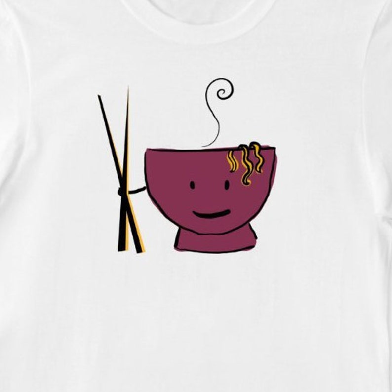 Happy Ramen Bowl Shirt Ramen Lover Ramen Noodles Asian Food | Etsy