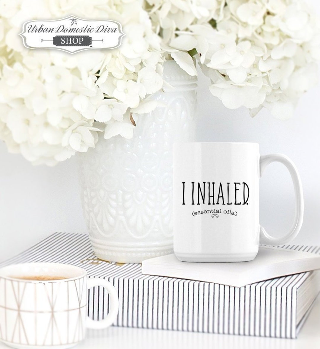 Essential Oil Coffee Mugs, 15 Oz. Mug With Saying, Funny Essential Oil ...