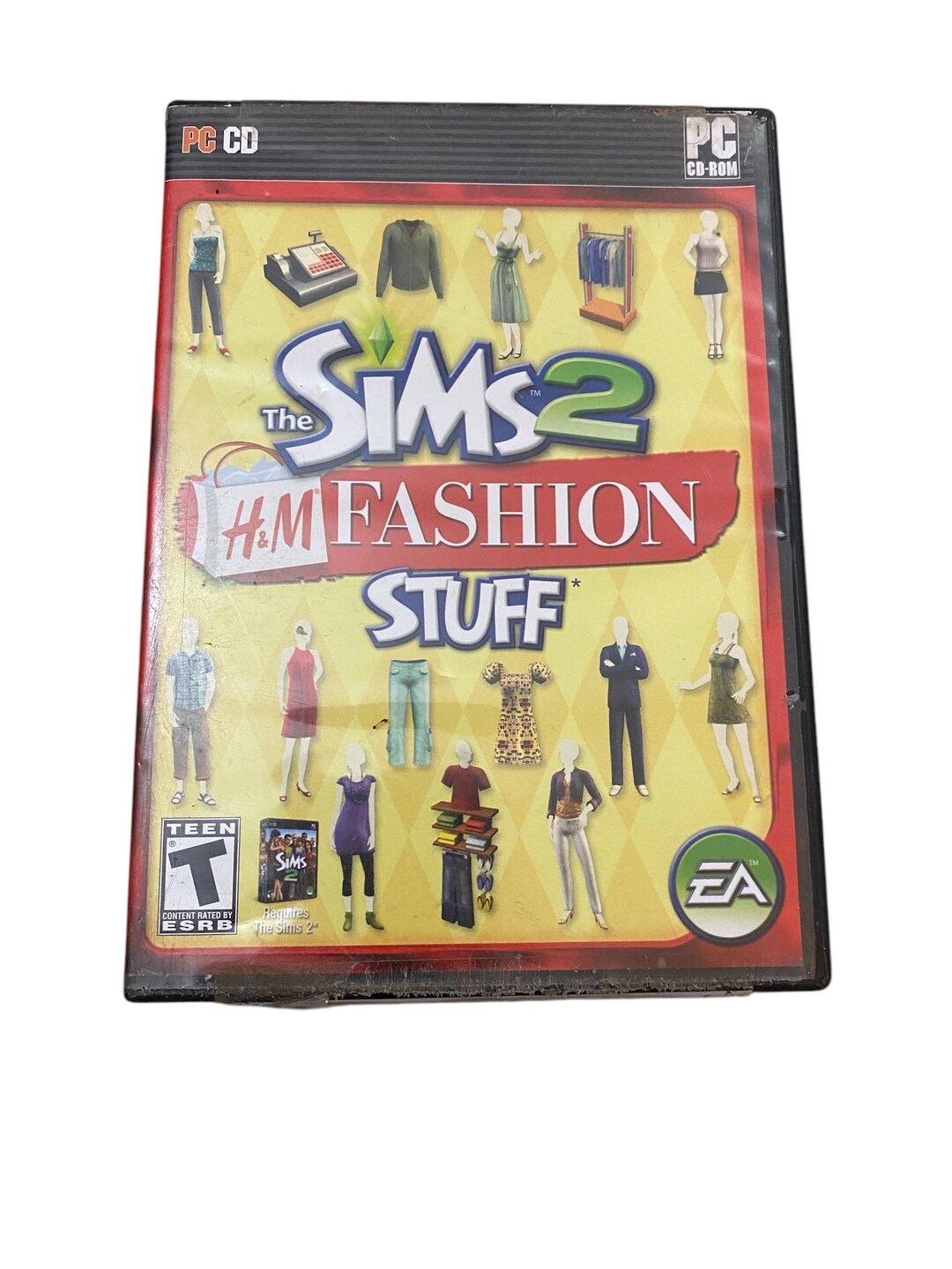 The Sims 2 H&M Fashion Stuff Pc Cib Complete in Box With Manual Product ...