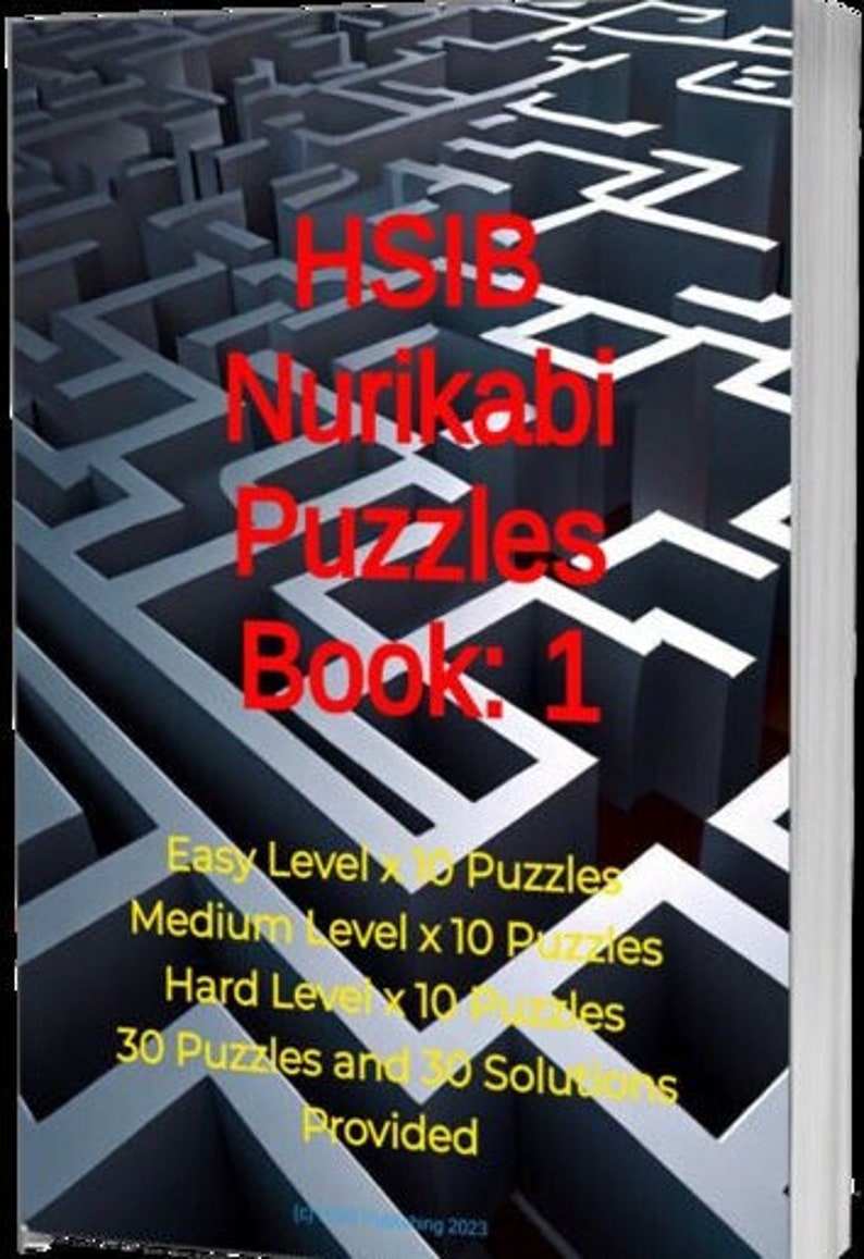 Nurikabi PUZZLES for Logical Thinking, Gifts, Dementia Adult Recovery ...