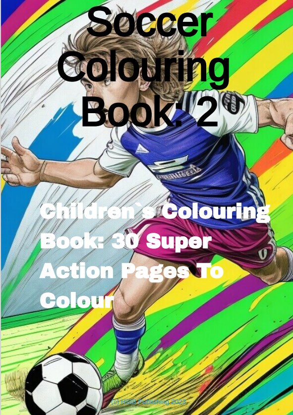 Football Soccer Coloring Pages 30 Action Packed Pictures, Fun Book for ...
