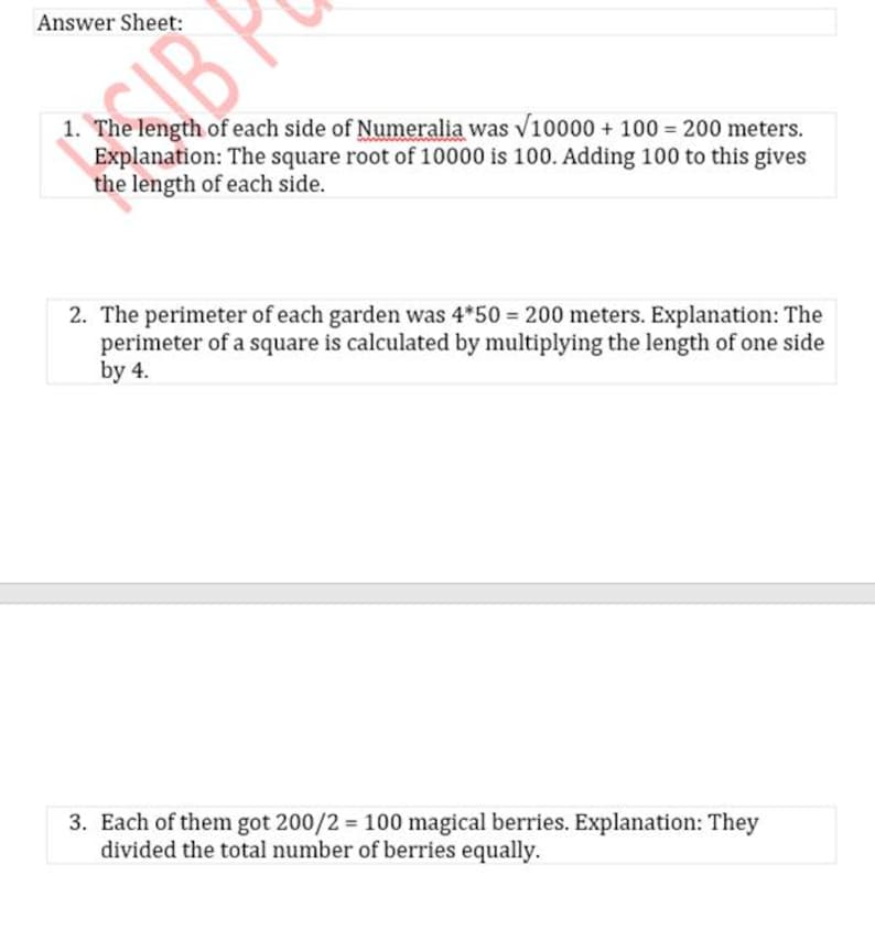 Maths Worksheets Story Maths Book 3: Maths Questions Within a Story ...