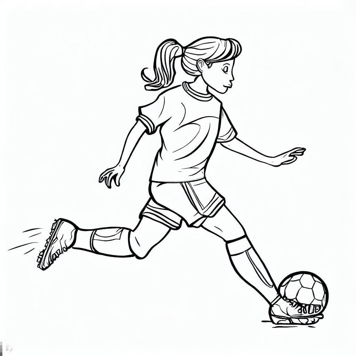 Soccer Football Coloring Pages 30 Action Packed Pictures, Fun Book for ...