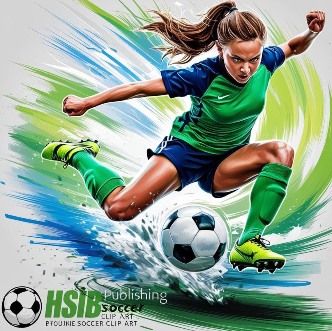 Soccer Clip Art 30 High Quality Football Characters Digital Instant ...