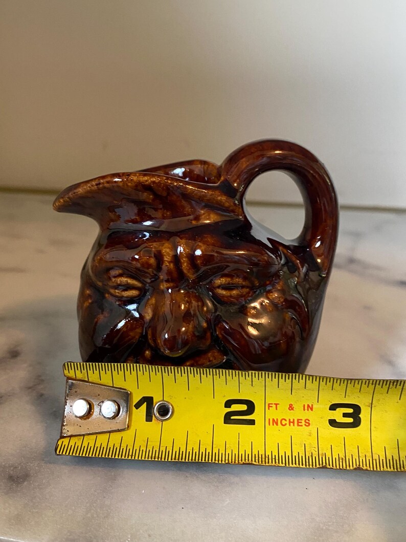 Vintage Miniature Face Jug Pitcher - Etsy