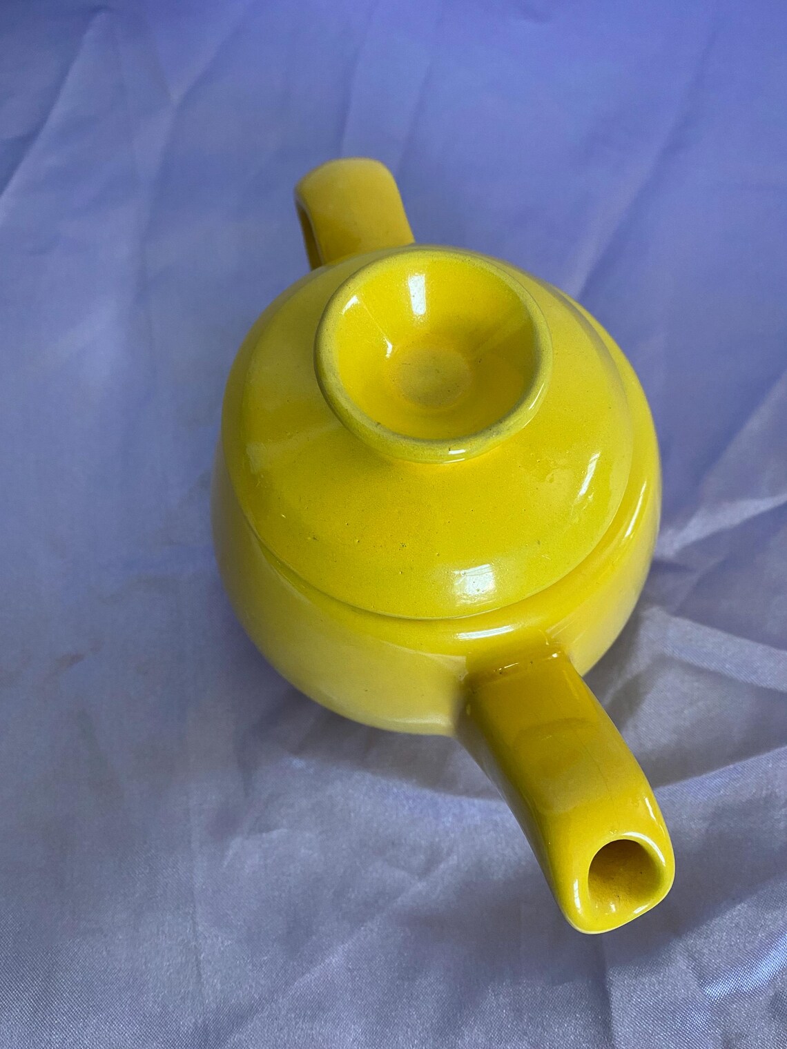 Mid Century Vintage Frankoma Mustard Mini Yellow Tea Pot 6J - Etsy