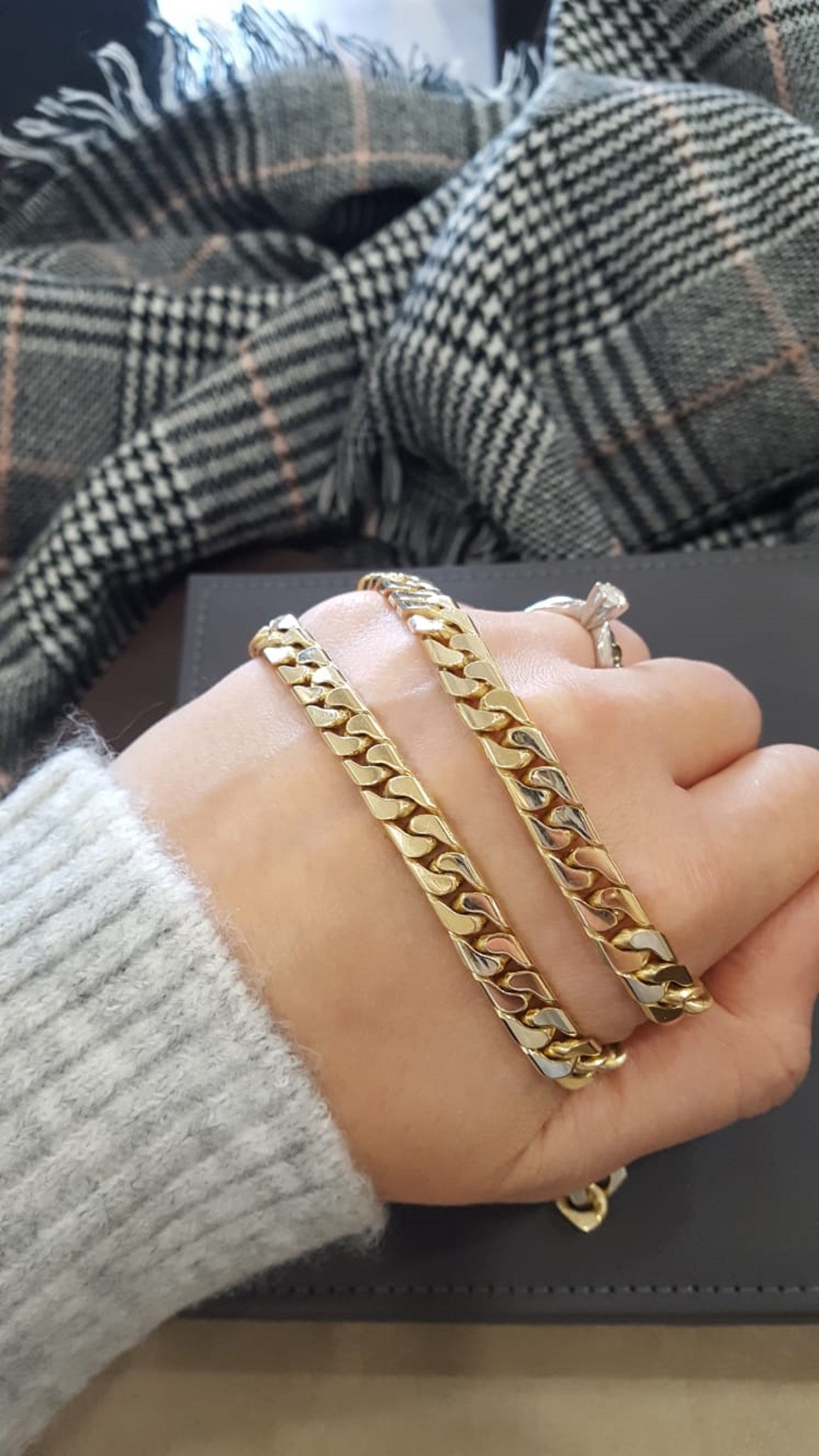 130 Gram Solid Gold Chain Handmade, Free Shipping - Etsy