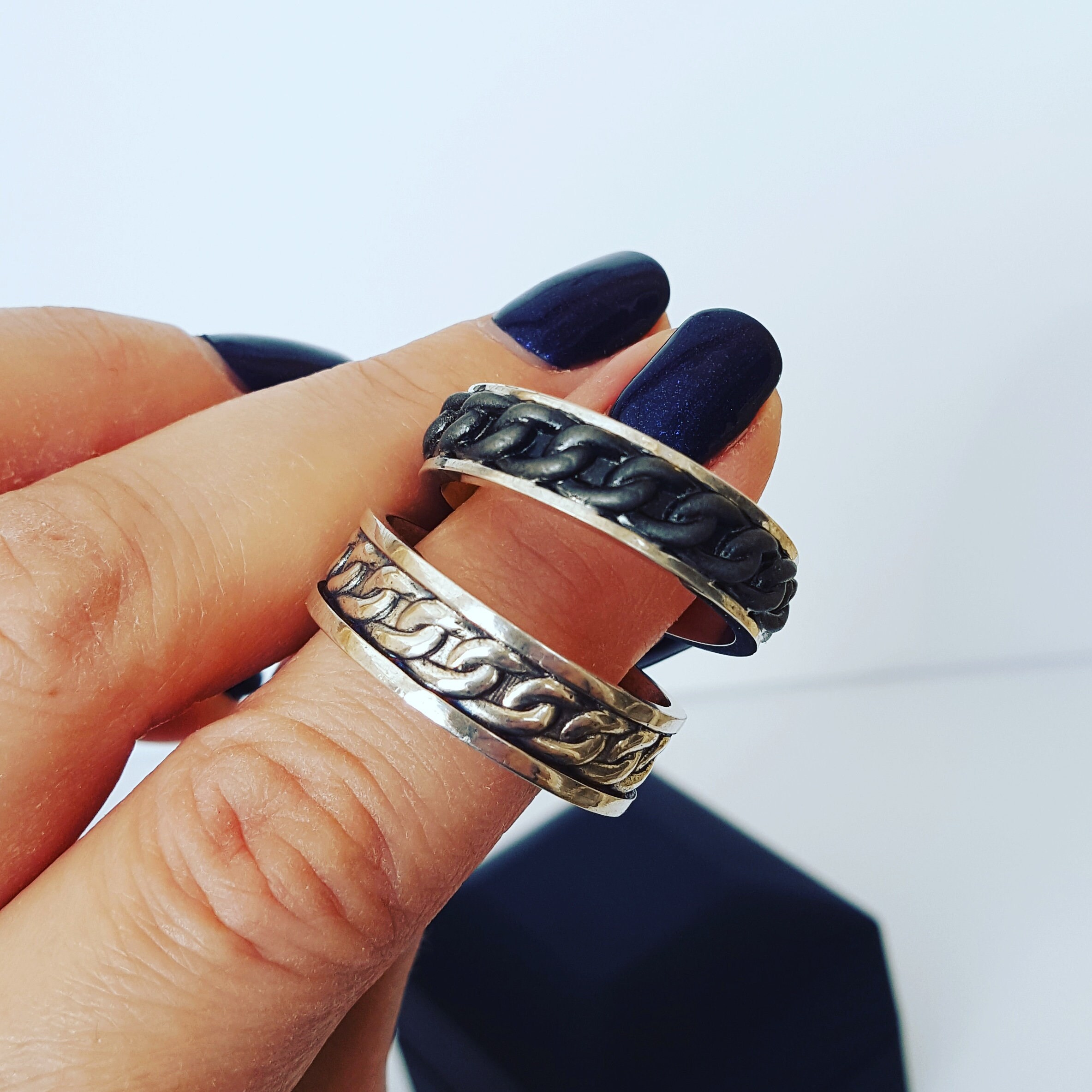 Viking ring in Sterling Silver Sterling Silver Norse Jewelry | Etsy