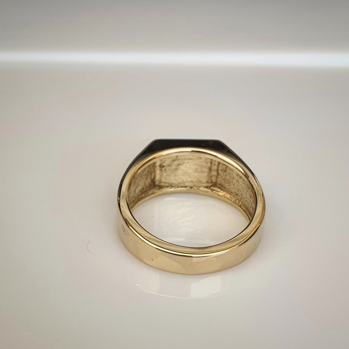 Signet Ring Solid Gold Bull Taurus Zodiac Personalized Ring - Etsy