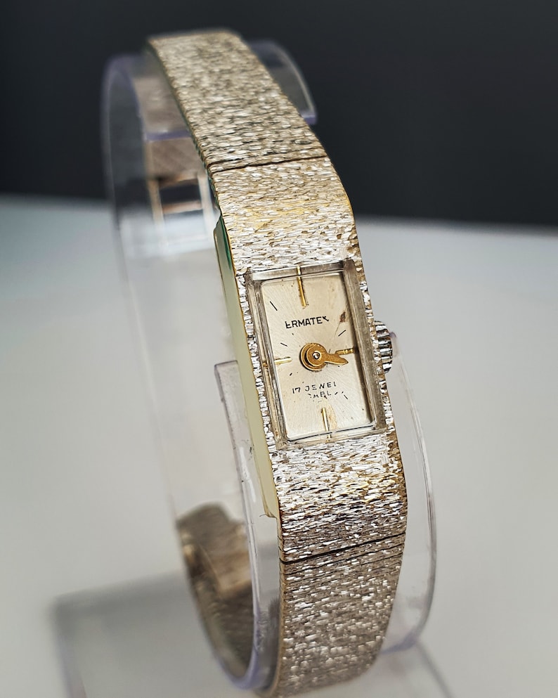 Vintage 14k White Gold Watch: Rare Collector's Timepiece - Etsy