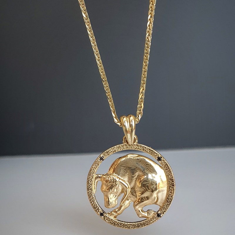 Taurus Necklace - Etsy
