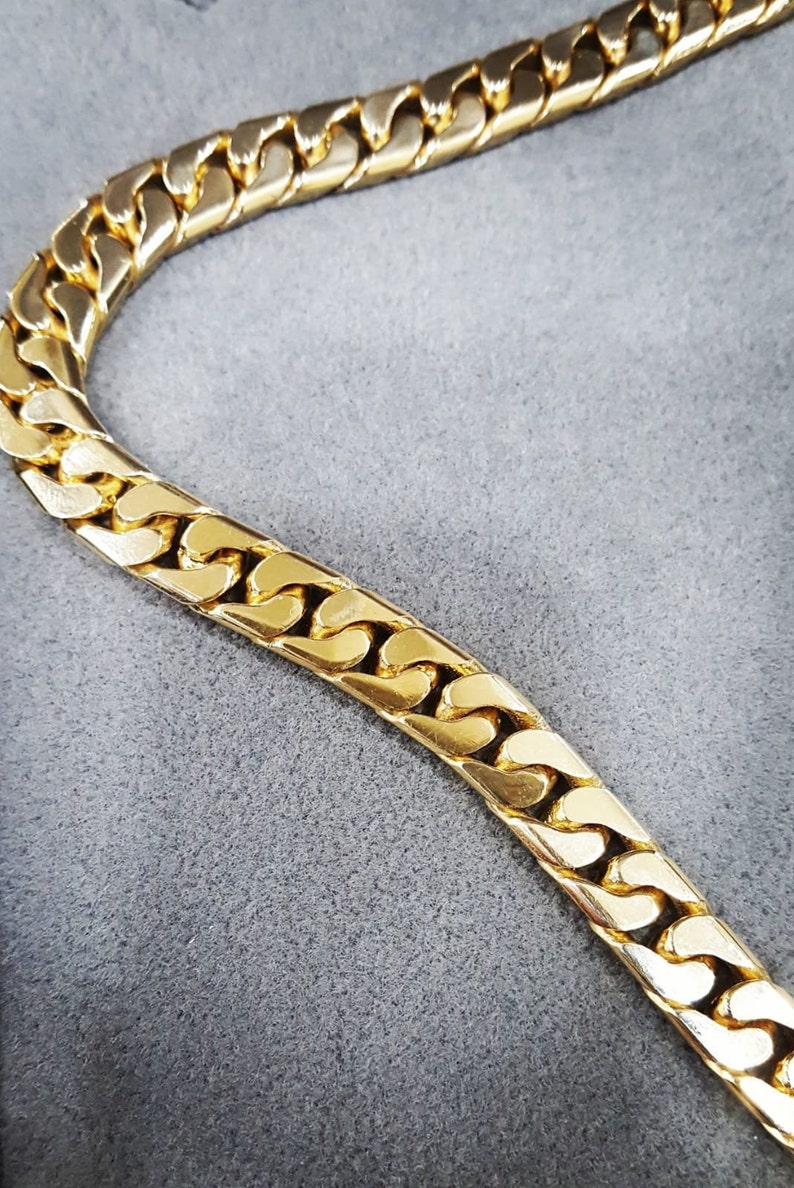 130 Gram Solid Gold Chain Handmade, Free Shipping - Etsy