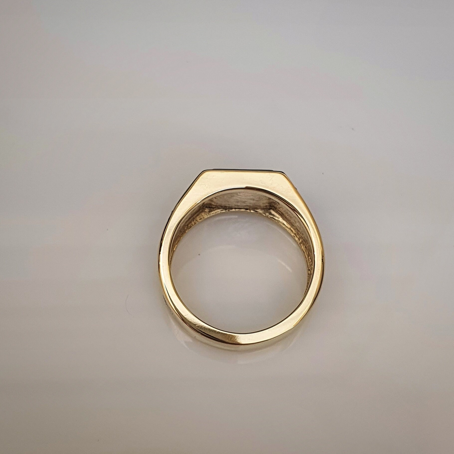 Signet Ring Solid Gold Bull, Taurus Zodiac Personalized Ring, Onex ...