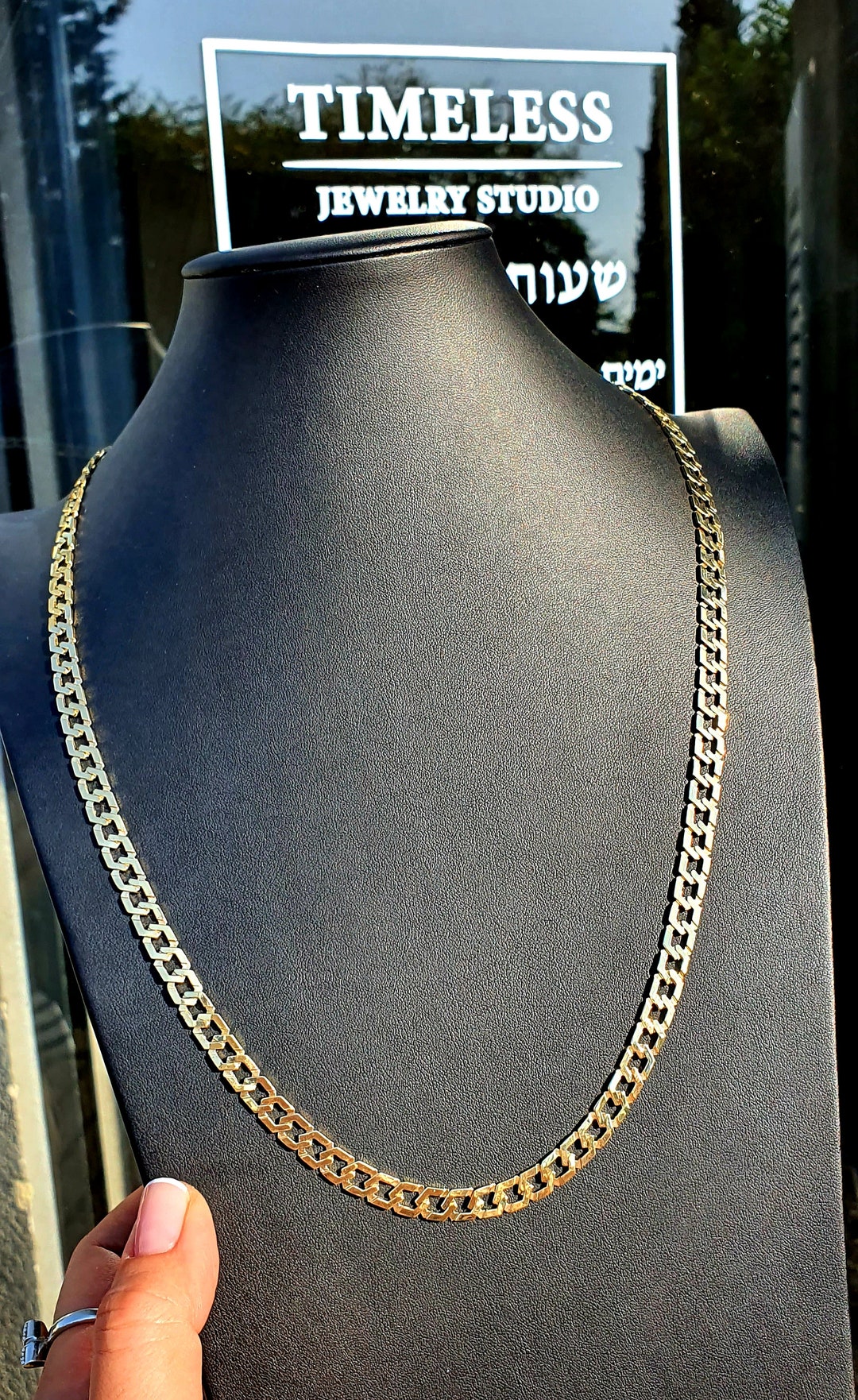 40 Gram Solid Gold Chain Handmade, Made to Order - Etsy