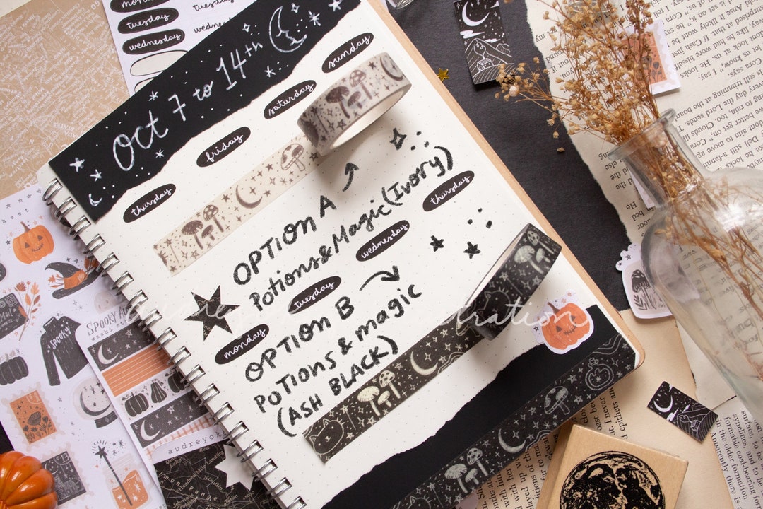 Potions and Magic Washi Tapes 2 Designs - Etsy