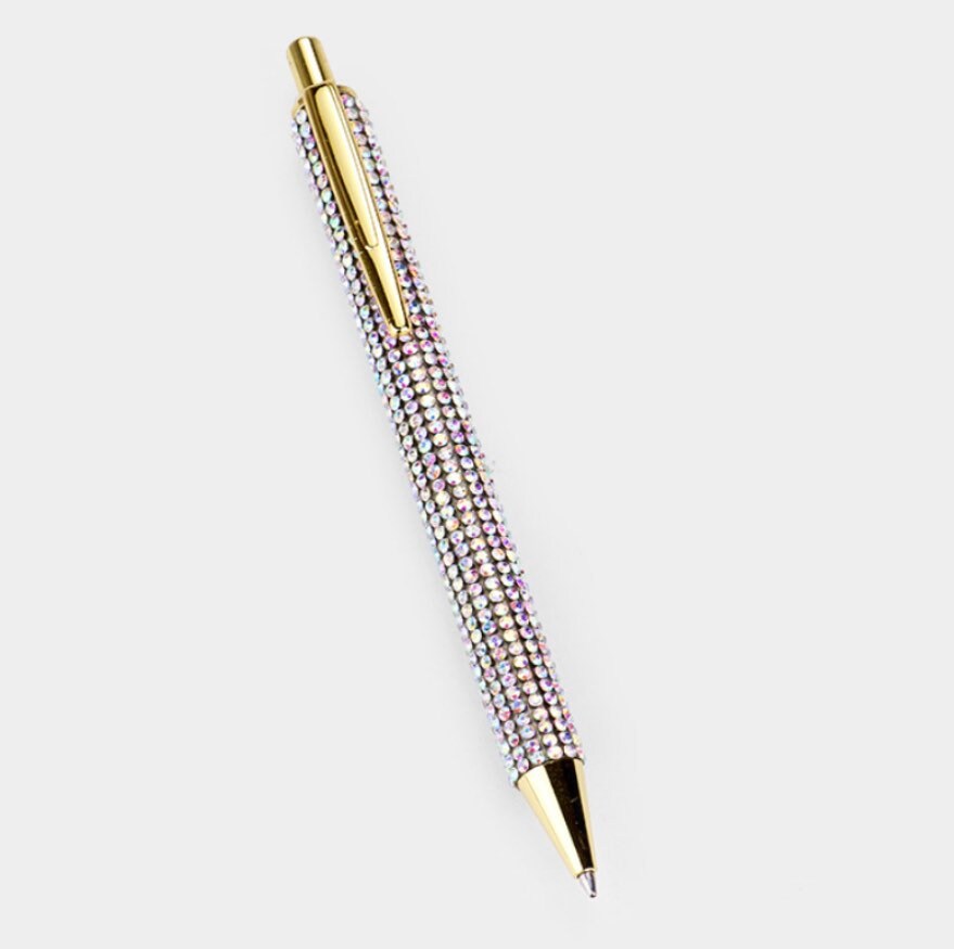 Rhinestone Ball Pen - Etsy