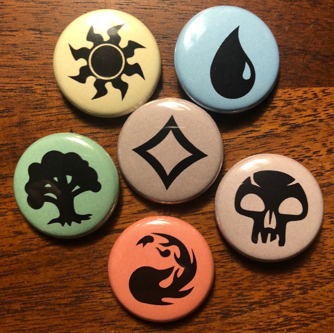 Mana Symbol 1-inch Buttons - Etsy