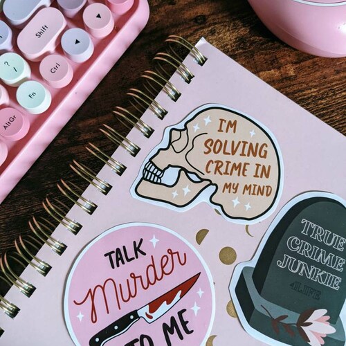 True Crime Sticker Pack - Etsy