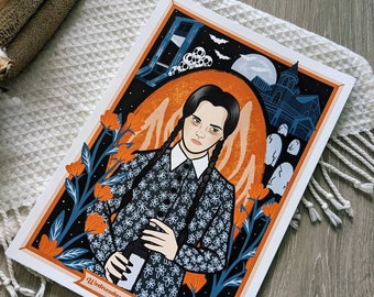 Wednesday Addams Vinyl Decal Sticker - Etsy