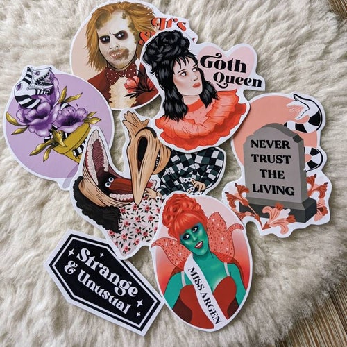 Beetlejuice Sticker Pack - Etsy