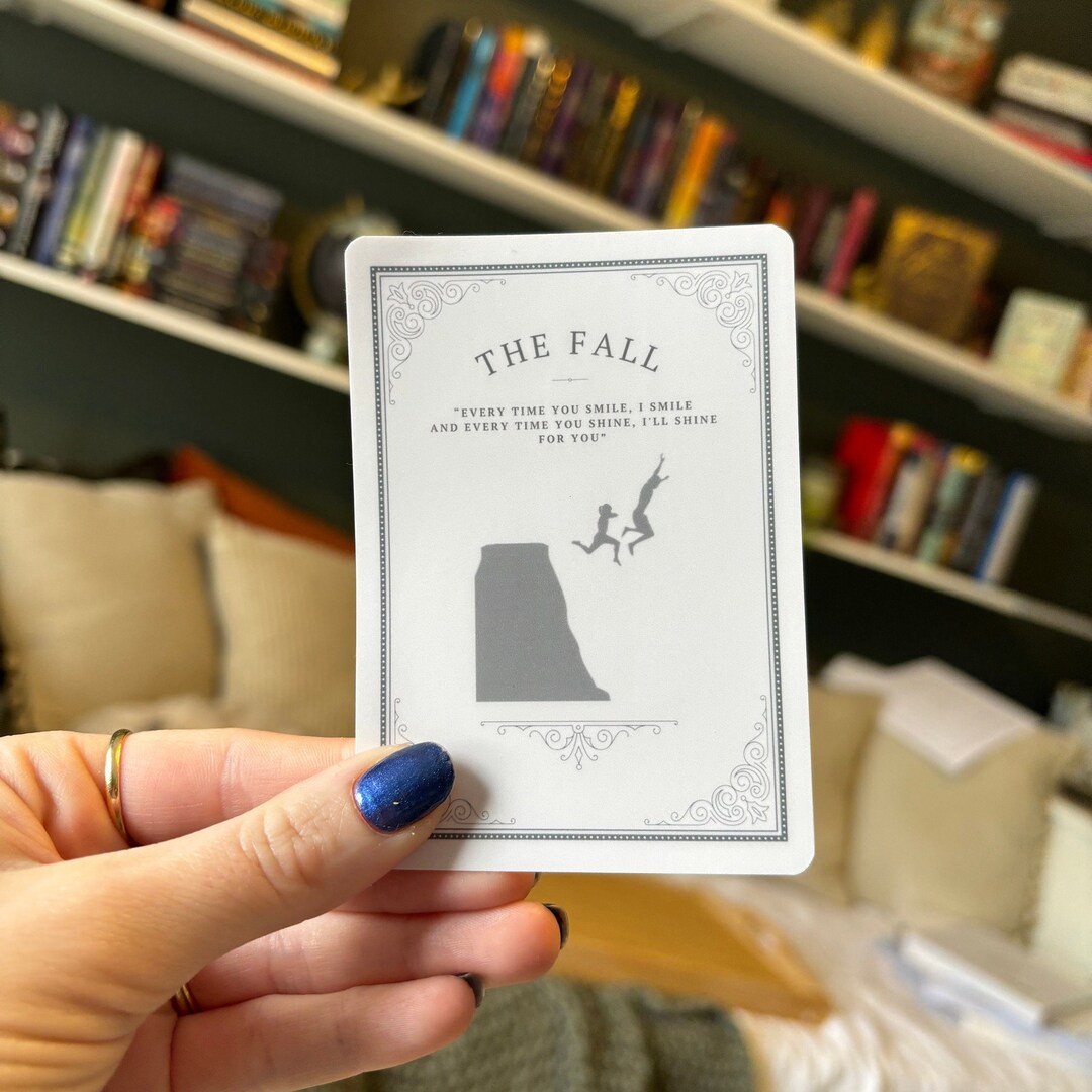 The Fall Tarot Card Sticker Every Time You Smile, I Smile and Every ...