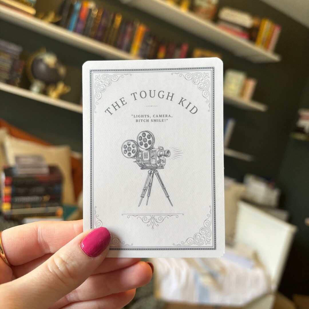 The Tough Kid Tarot Card Sticker I Can Do It With A Broken Heart Lights ...