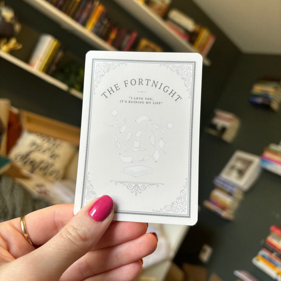 The Fortnight Tarot Card Sticker I Love You, It's Ruining My Life ...