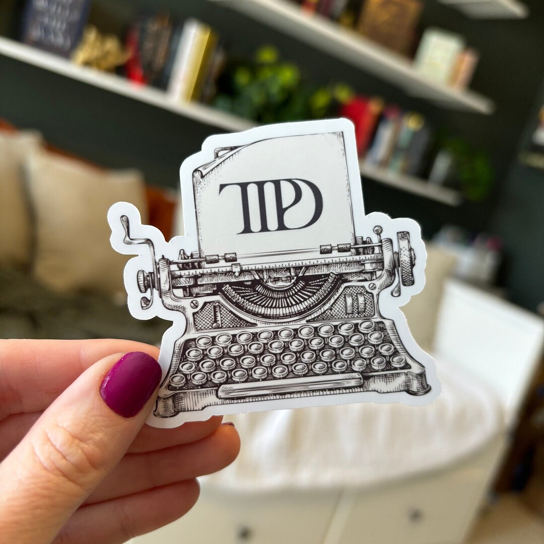 TTPD Typewriter Taylor Swift Sticker TTPD the Tortured Poets Department ...