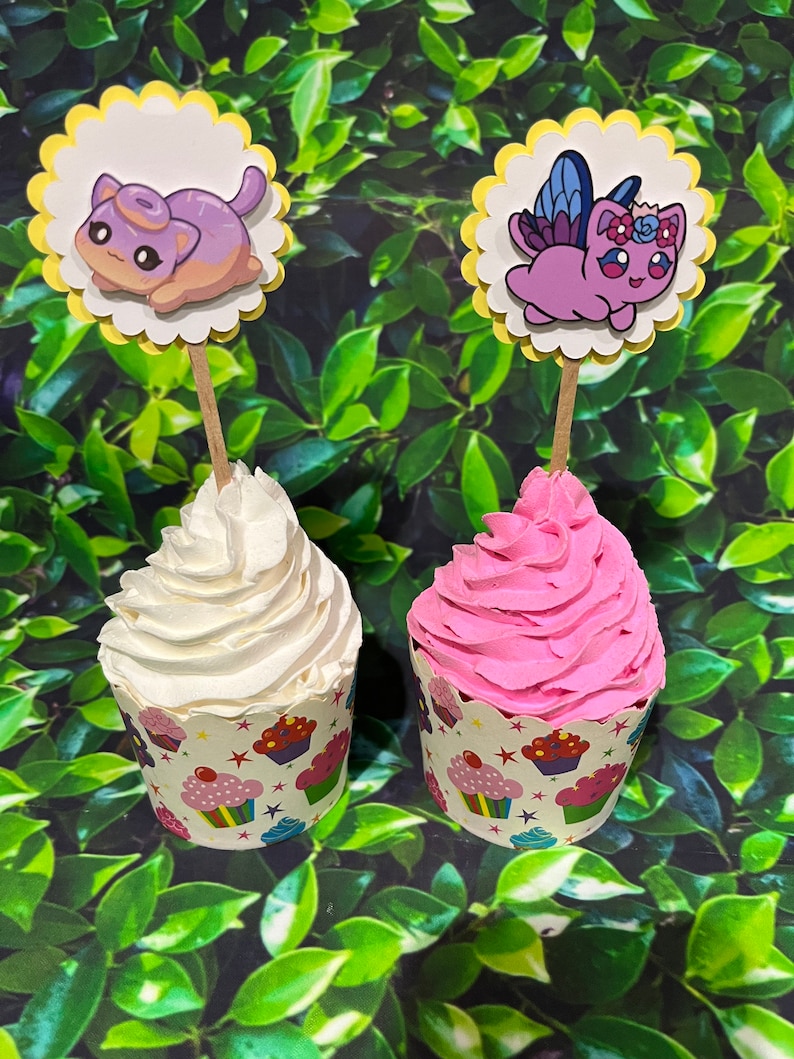 Aphmau Meemeows Cupcake Toppers & Wraps - Etsy