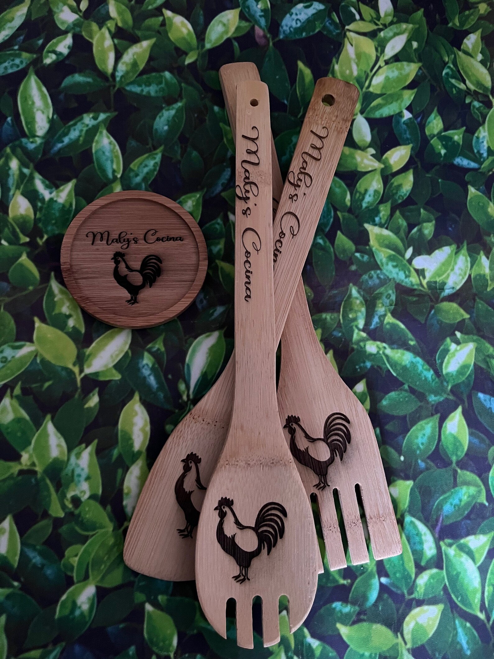 Taino, Puertorican Taino Symbols, Bamboo Utensils Sets. - Etsy