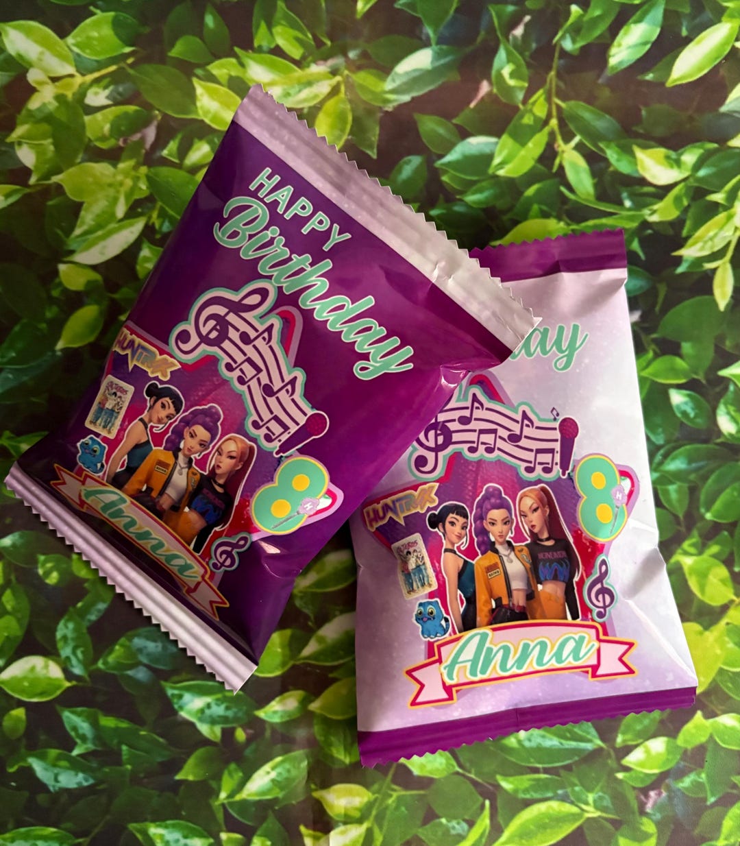 Huntrix, KPOP, Inspired Personalized Chip Bags. - Etsy