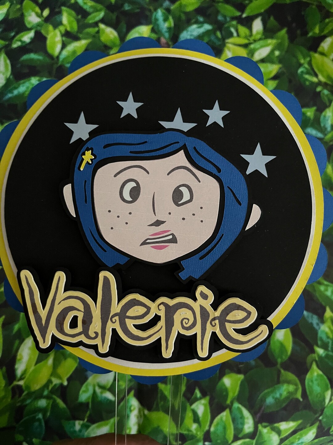 Coraline Inspired Caketopper, Coraline - Etsy