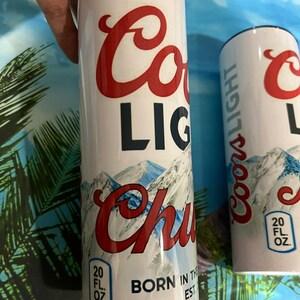Coors Light Inspired Personalized Tumbler, Coors Light - Etsy