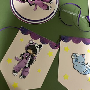 Aphmau, Meemeows Inspired Birthday/party Banner. - Etsy