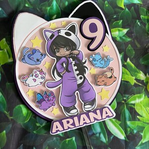 Aphmau Meemeow Inspired Caketopper, Personalized. - Etsy