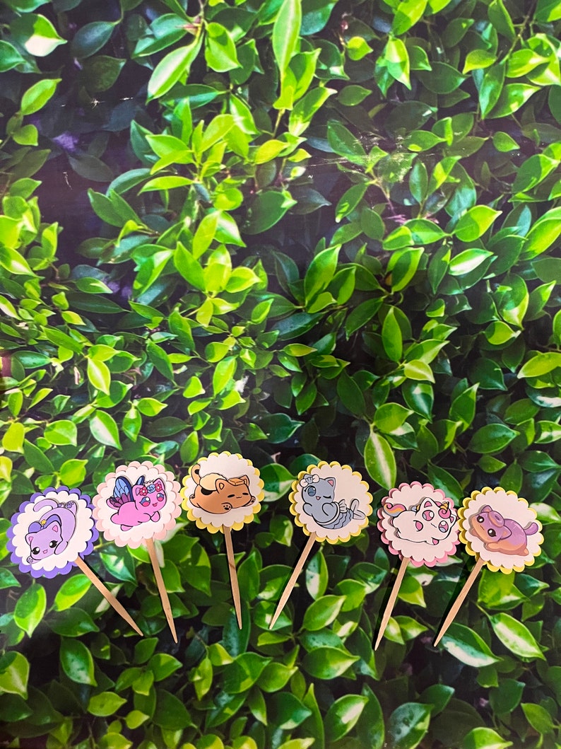 Aphmau Meemeows Cupcake Toppers & Wraps - Etsy
