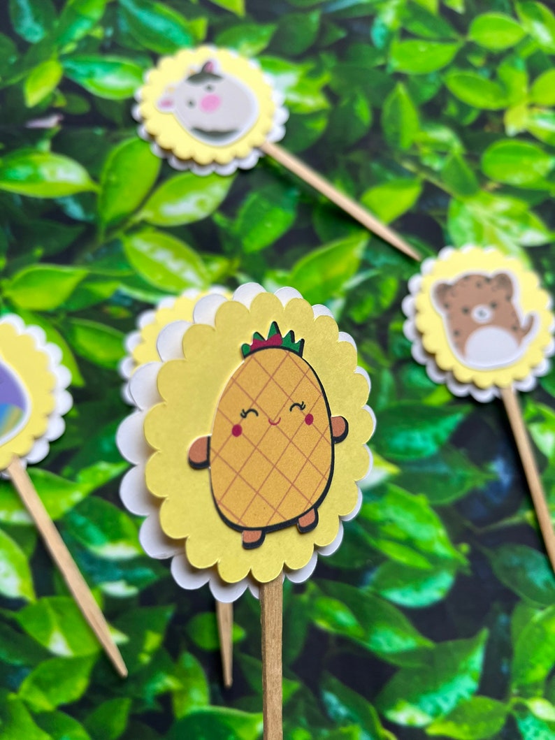 Squishmallow Inspired Cupcake Toppers: Birthday Party Decor - Etsy