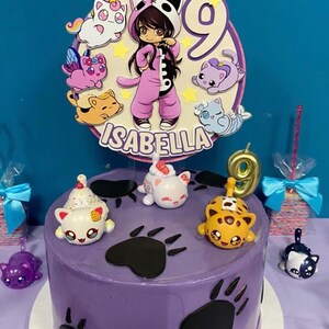 Aphmau Meemeow Inspired Caketopper, Personalized. - Etsy