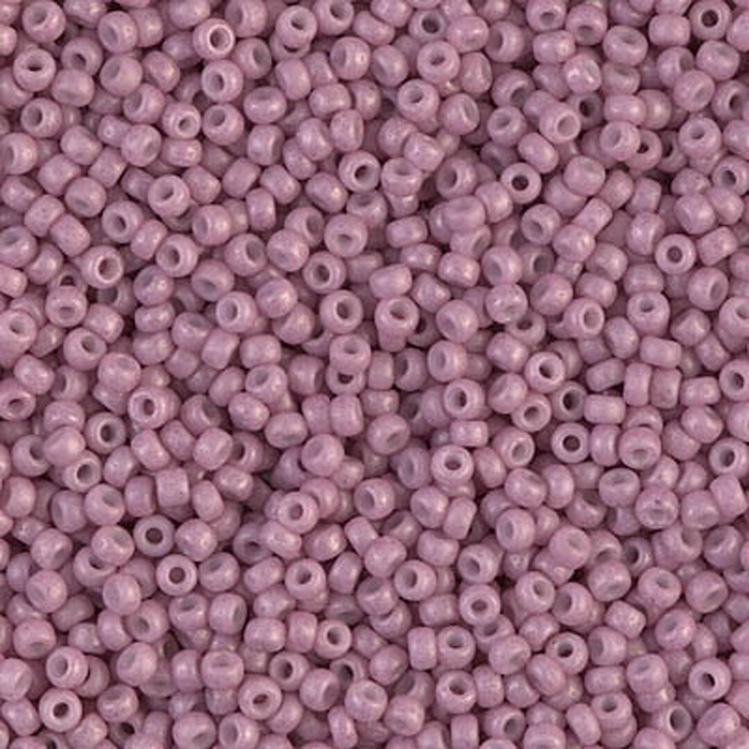 11-2037 Matte Opaque Antique Rose Size 11/0 Miyuki Seed Beads Sold 10 ...