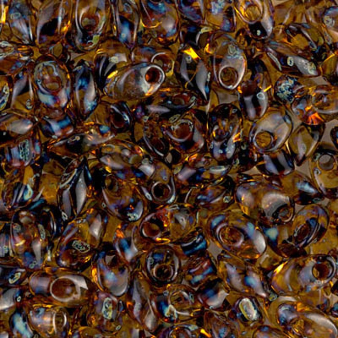 Long Magatama Bead LMA-4502 Miyuki Long Magatama Beads 4mm X 7mm Dark ...