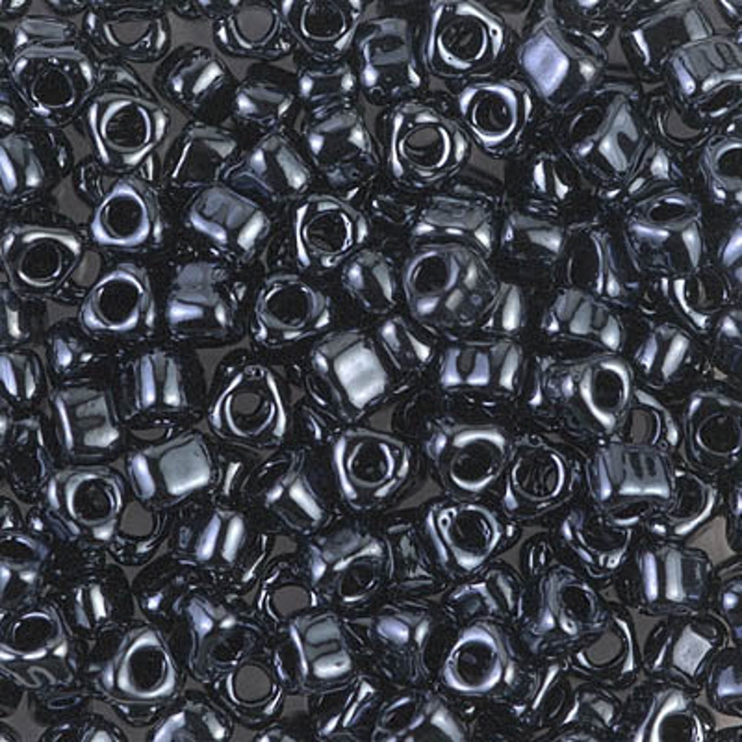 Triangle Bead TR5-451 Miyuki Triangle Beads 5/0 Gunmetal 10 Grams Diy ...