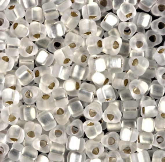 Triangle Bead TR5-1101F Miyuki Triangle Beads 5/0 Matte Silver | Etsy