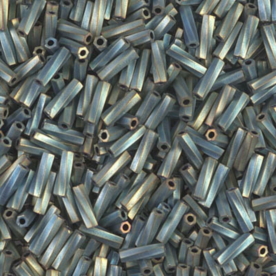 TW206-2008 Miyuki Twisted Bugle Beads 2mm X 6mm Matte Metallic - Etsy