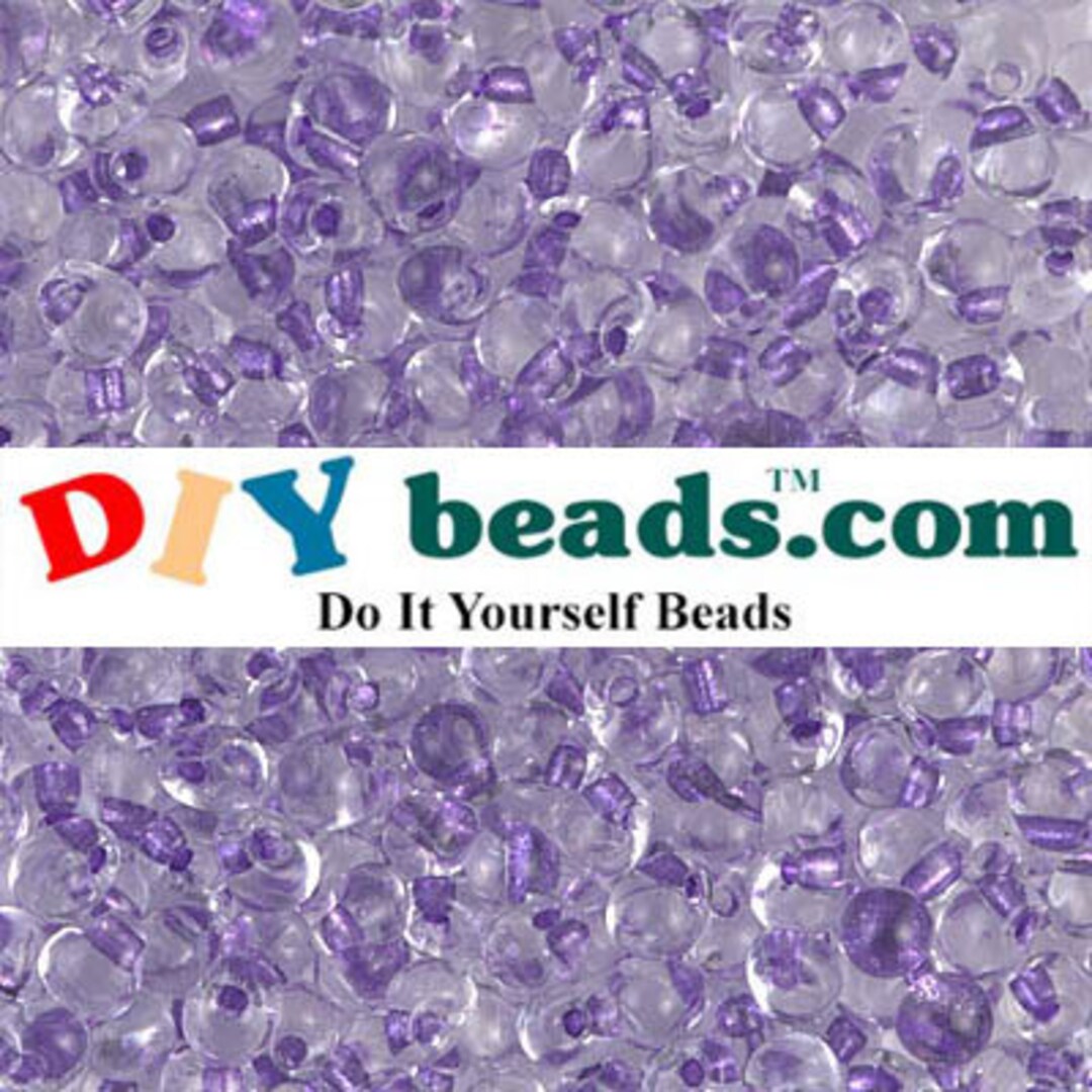 Drop Bead DPF-40 Miyuki Drop Beads 3.4 Mm Sparkling Purple Lined ...