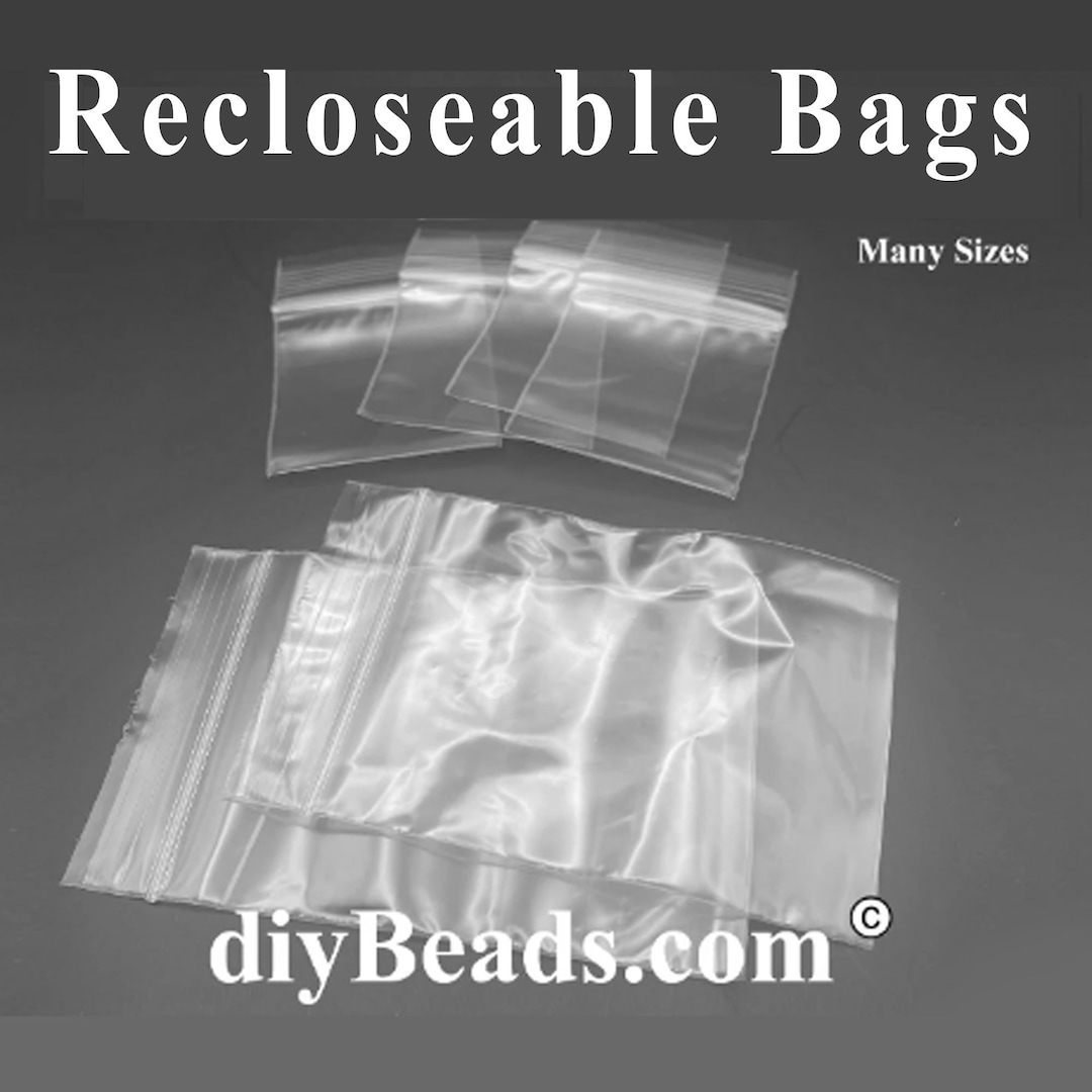 Reclosable Bags Available in Several Sizes Clear 2 Mil Bag Thickness ...
