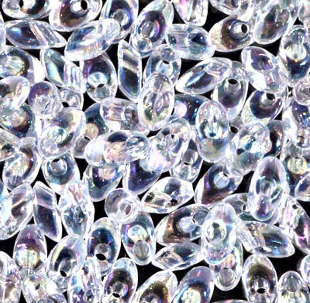 Long Magatama Bead LMA-250 Miyuki Long Magatama Beads 4mm X 7mm Crystal ...
