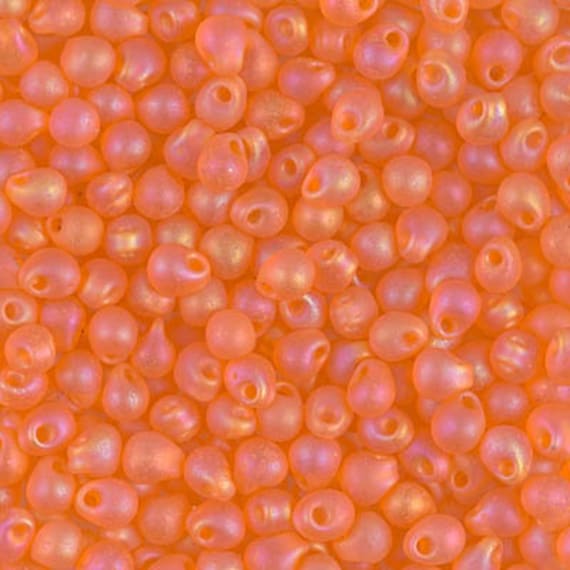 Drop Bead DP-138FR Miyuki Drop Beads 3.4mm Matte Transparent | Etsy