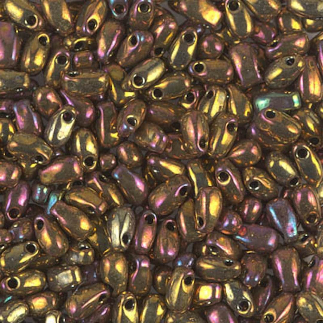 Drop Bead LDP-462 Miyuki Long Drop Beads Size 5.5mm X 3mm - Metallic ...
