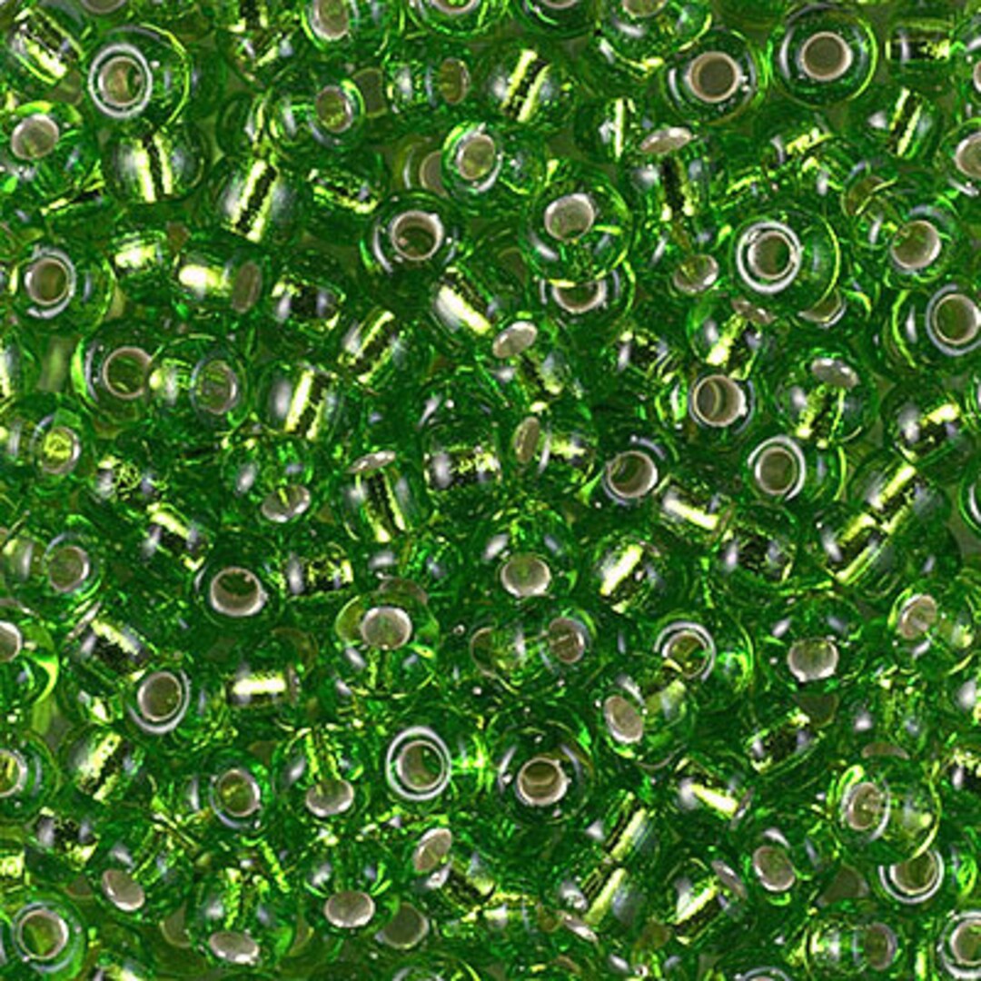 Perle de rocaille 6-2423 Perles de rocaille Miyuki 6/0 argent bordé de ...